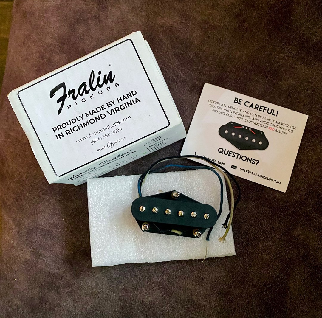 Lindy Fralin Steel Pole 43 Telecaster Bridge Pickup, Hobbies & Toys ...