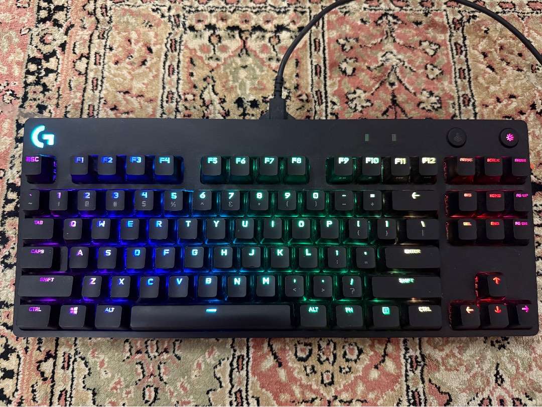 Logitech G PRO X GX Blue Clicky Mechanical Keyboard, Computers & Tech ...