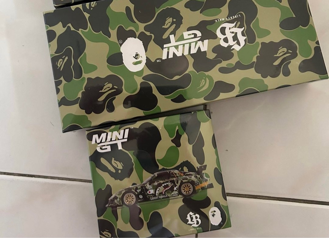 LOT minigt bape RX7 and 4 cars, Hobbies & Toys, Toys & Games on Carousell