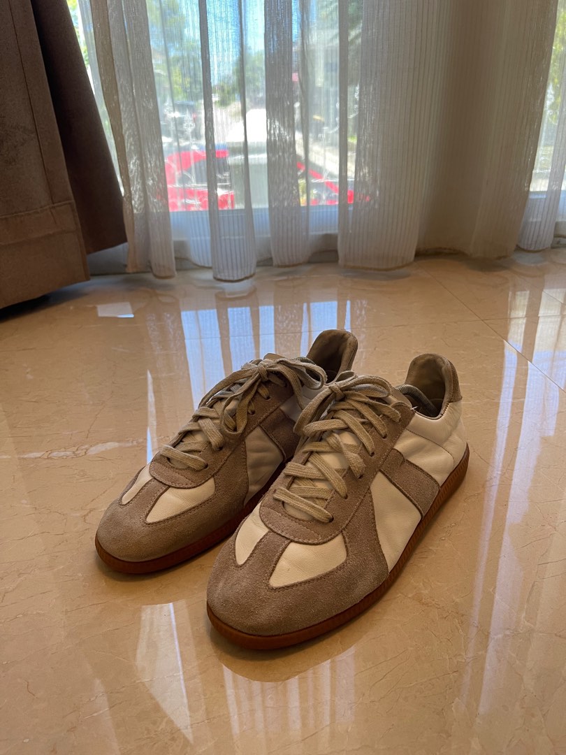 maison margiela gat german army trainer mm6, Fesyen Pria, Sepatu ...