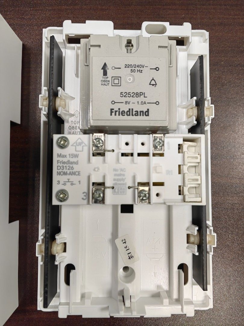 MK Friedland D3126 Door bell / Chime with Transformer, Furniture & Home ...