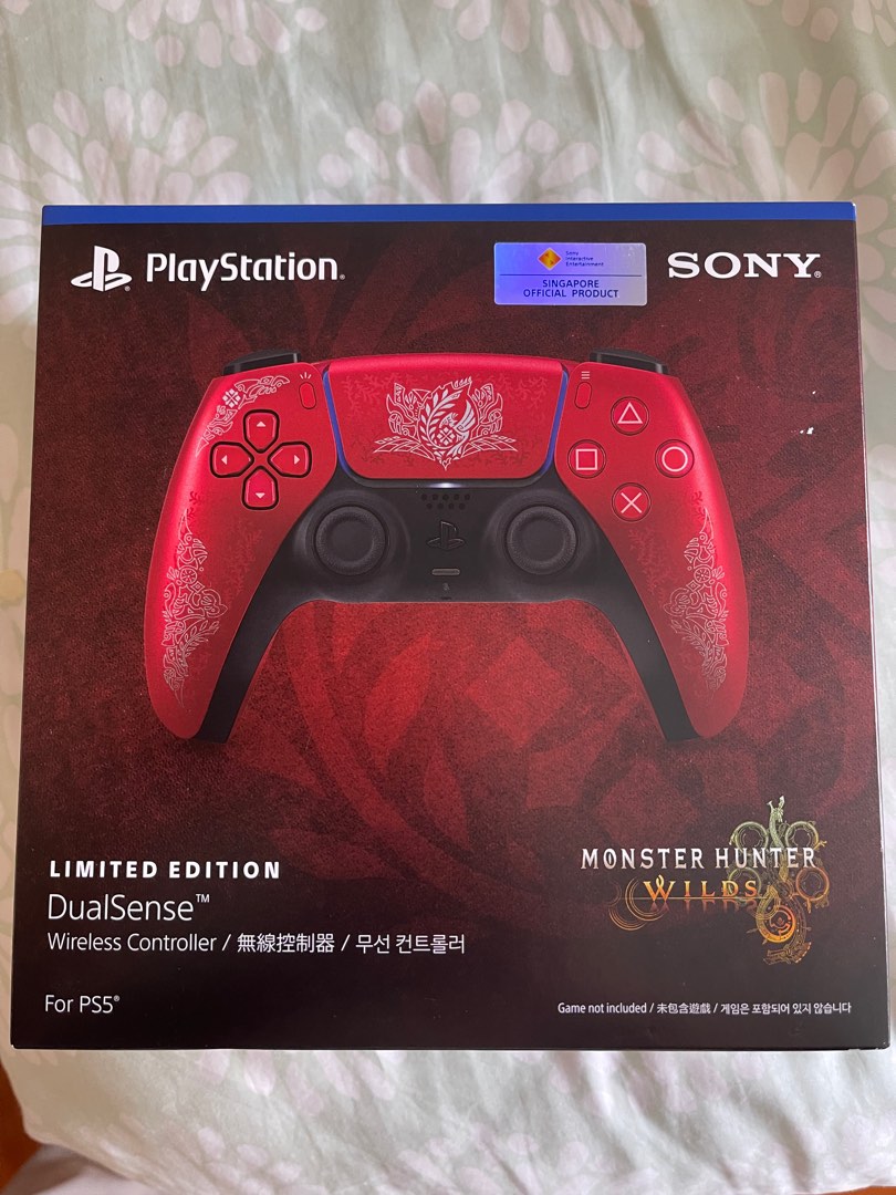 Monster Hunter Wilds PS5 Controller, Video Gaming, Gaming Accessories ...
