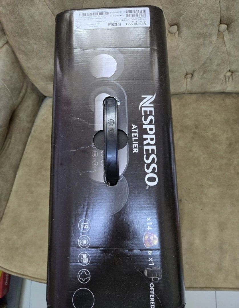 Nespresso Atelier Coffee Machine Model S85-SG-BK-NE, TV & Home ...