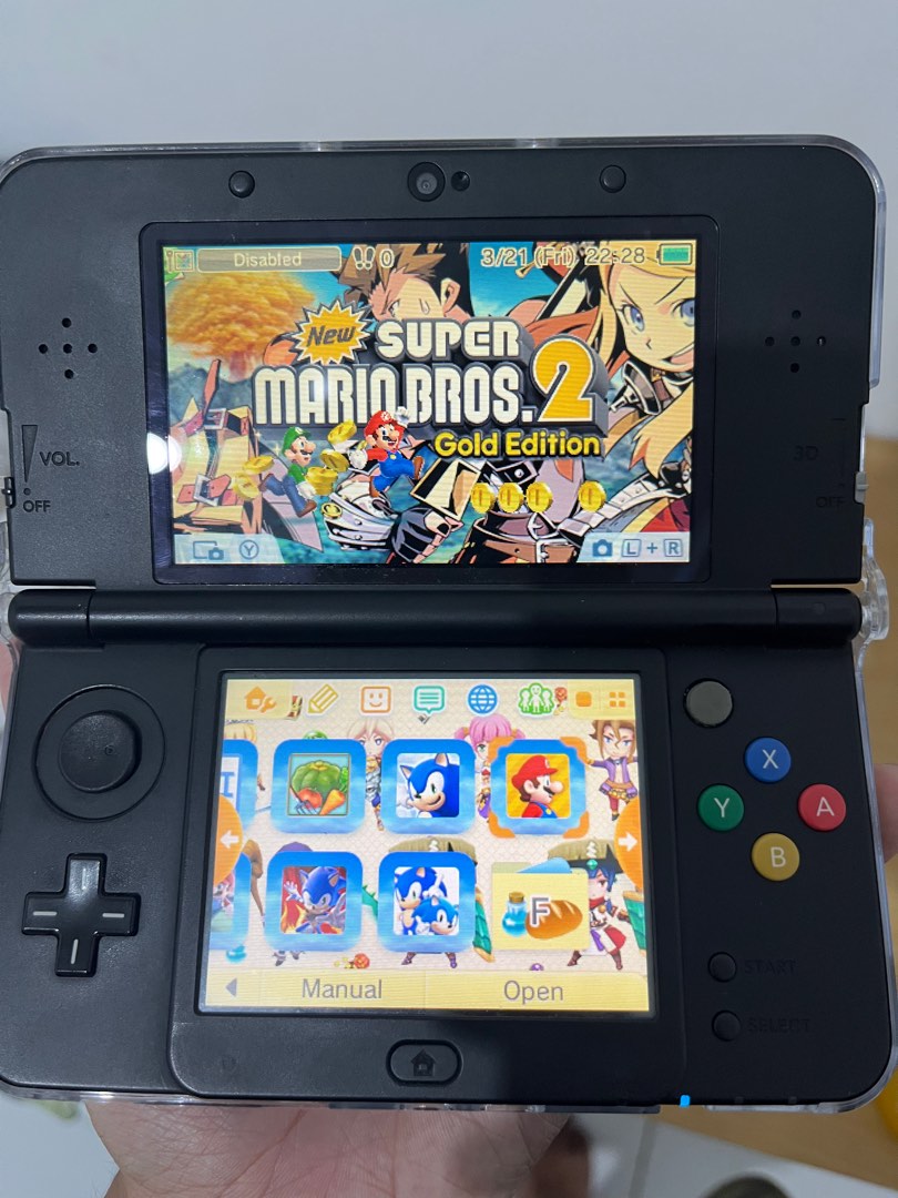 New 3DS Regular (non-xl) CFW Luma Permanent, Video Game, Konsol di ...