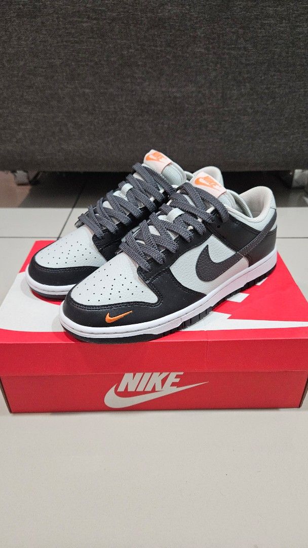 Nike Dunk Low Mini Swoosh, Men's Fashion, Footwear, Sneakers on Carousell