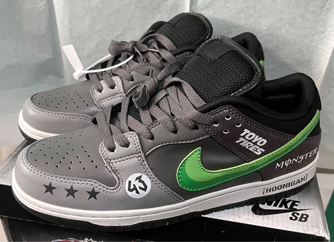 Nike SB Dunk Low Pro x Monster, 男裝, 鞋, 波鞋 - Carousell
