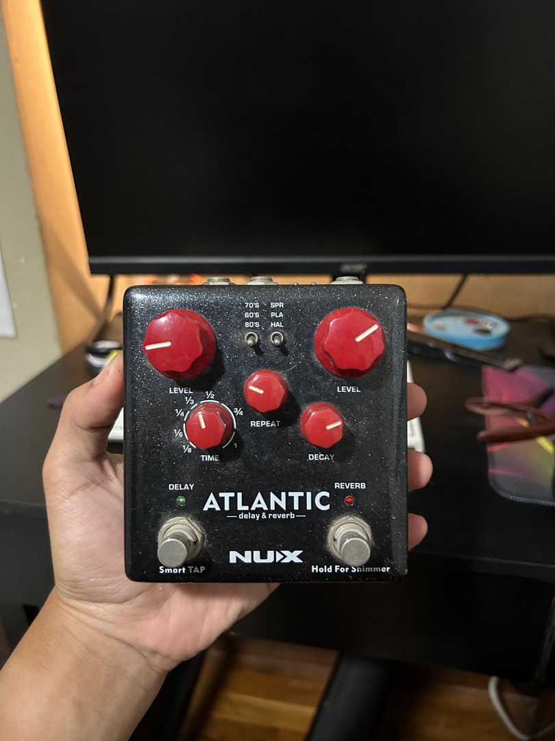 NUX Atlantic reverb/delay pedal, Hobbies & Toys, Music & Media, Music Accessories on Carousell
