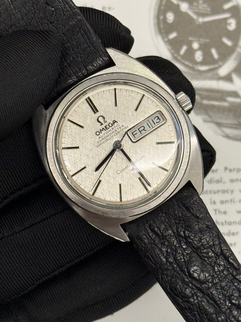 Omega Constellation Certified Chronometer Linen Dial Cal.751, Luxury ...