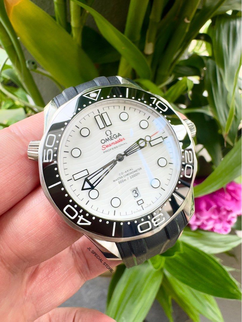 Omega Seamaster Pro300 Polar White, Luxury, Watches on Carousell
