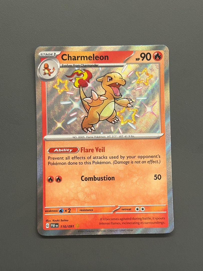 Pokemon Paldean Fates Baby Shiny Charmeleon, Hobbies & Toys, Toys ...