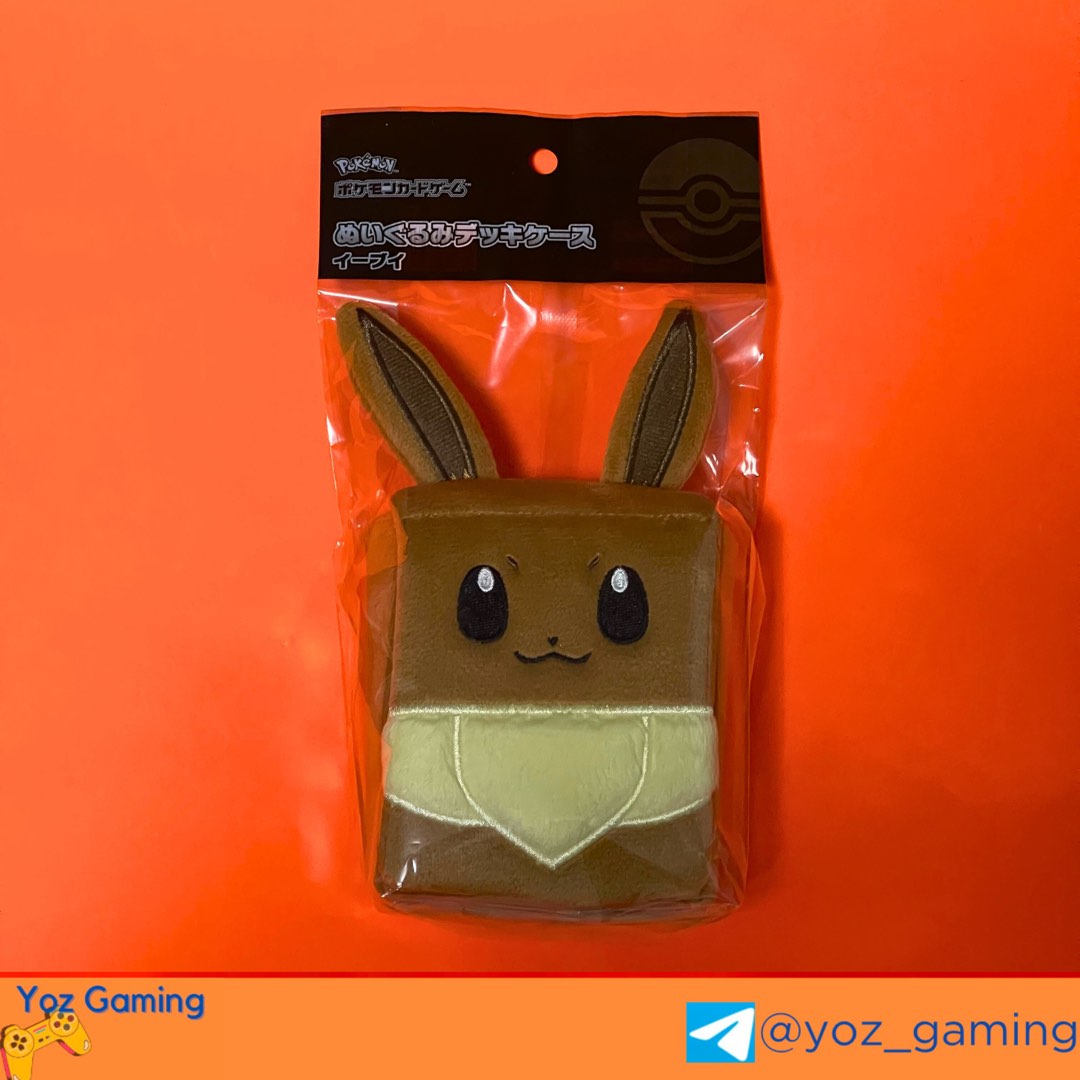 Pokemon TCG Eevee Plush Card Deck Case, Hobbies & Toys, Toys & Games on ...