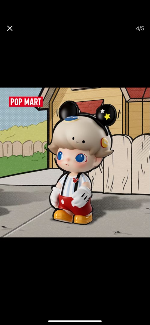 Popmart Mega Just Dimoo 400% Mickey Mouse, Hobbies & Toys, Toys & Games ...