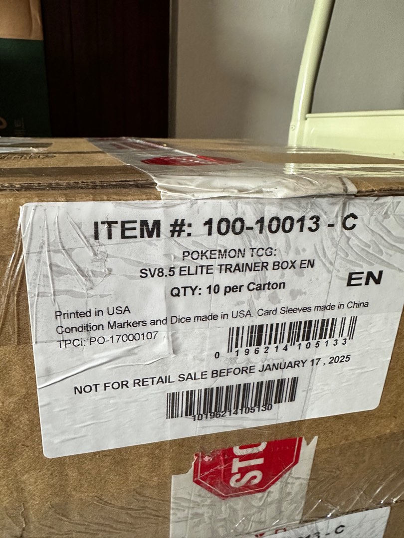 Prismatic evolutions ETB CASE, Hobbies & Toys, Toys & Games on Carousell