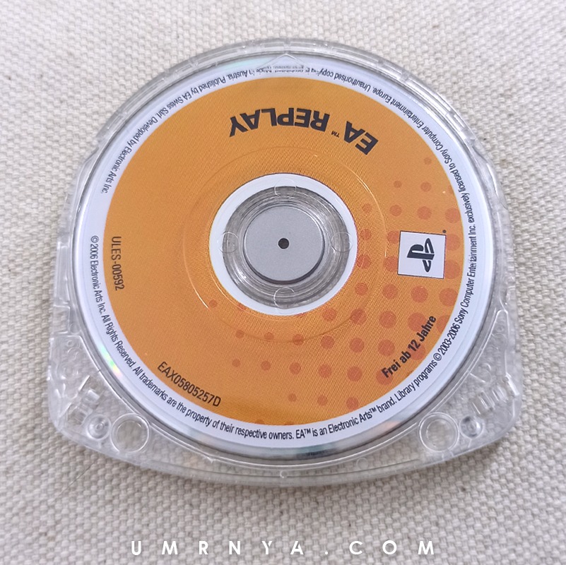 PSP UMD EA Replay CD Game R1 Kaset Disk Playstation PS Games, Video ...