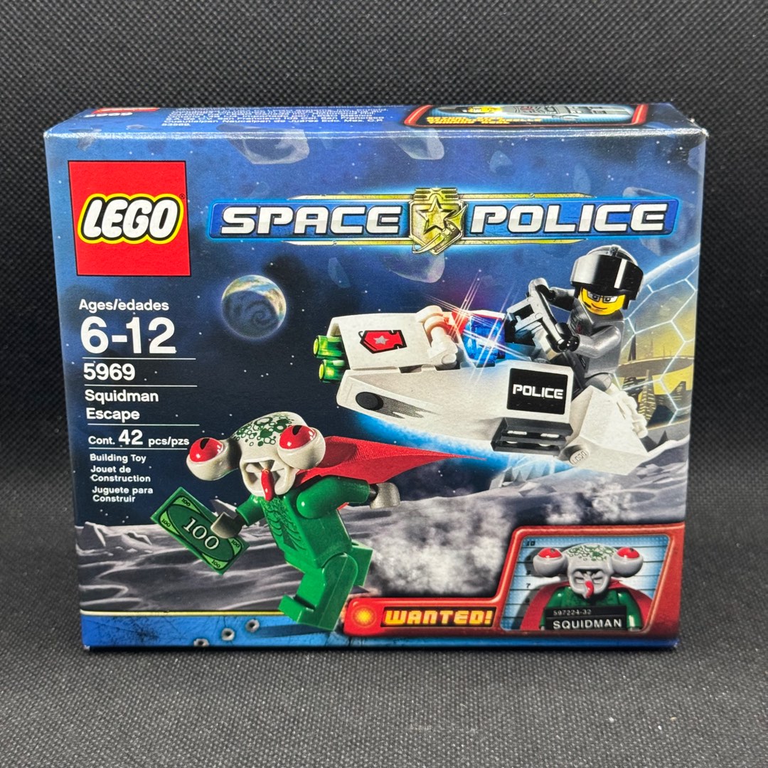 Rare LEGO Space Police 5969 Squidman Escape with Alien Minifigure ...