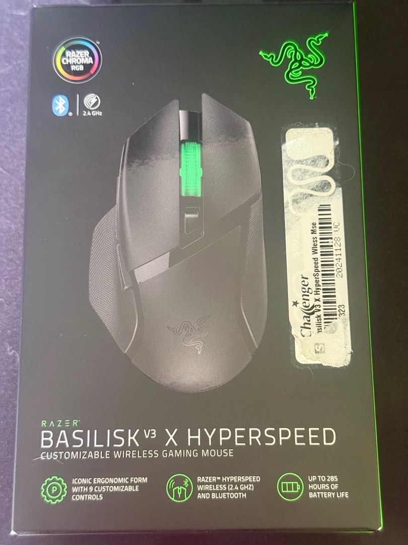 Razer basilisk v3 x hyper-speed, Computers & Tech, Parts & Accessories ...