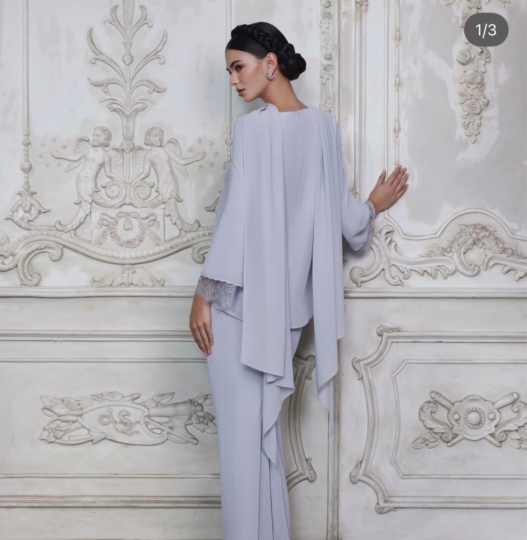 [RENT] Teh Firdaus 2025 Azalea in Stone Ash, Women's Fashion, Dresses ...