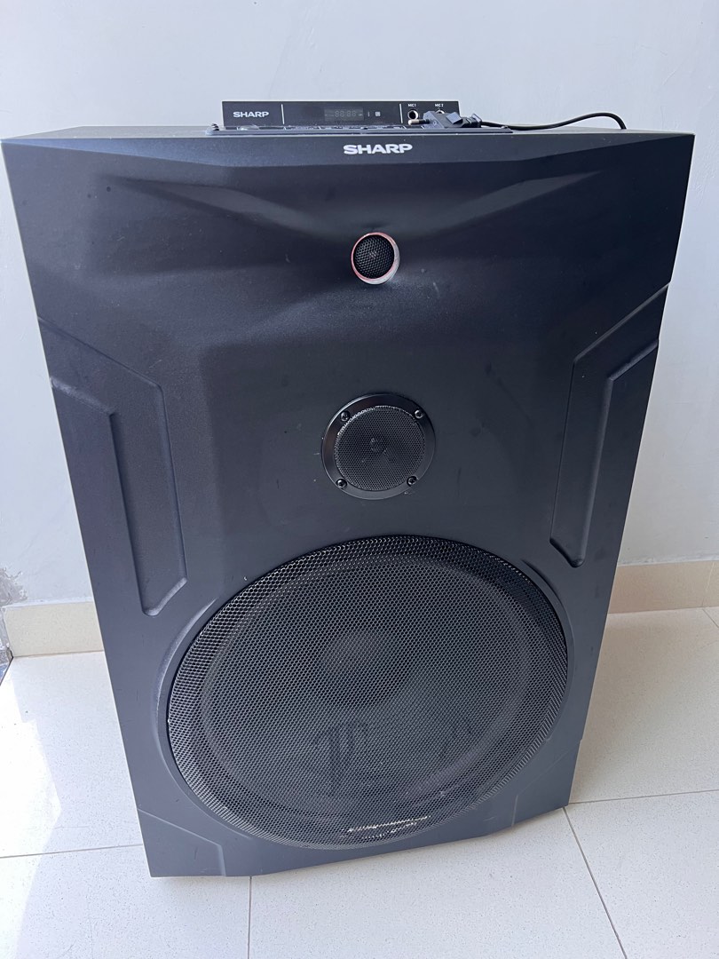 Sharp speaker CBOX-DPRO15CB, Musik & Media, Aksesoris di Carousell