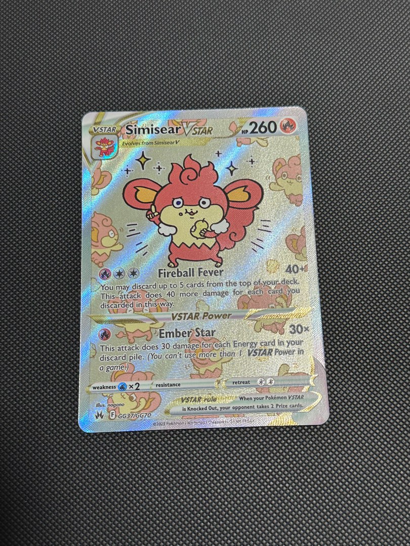 Simisear vstar AA | Crown Zenith | Vmax AA | SWSH | Eeveelution ...