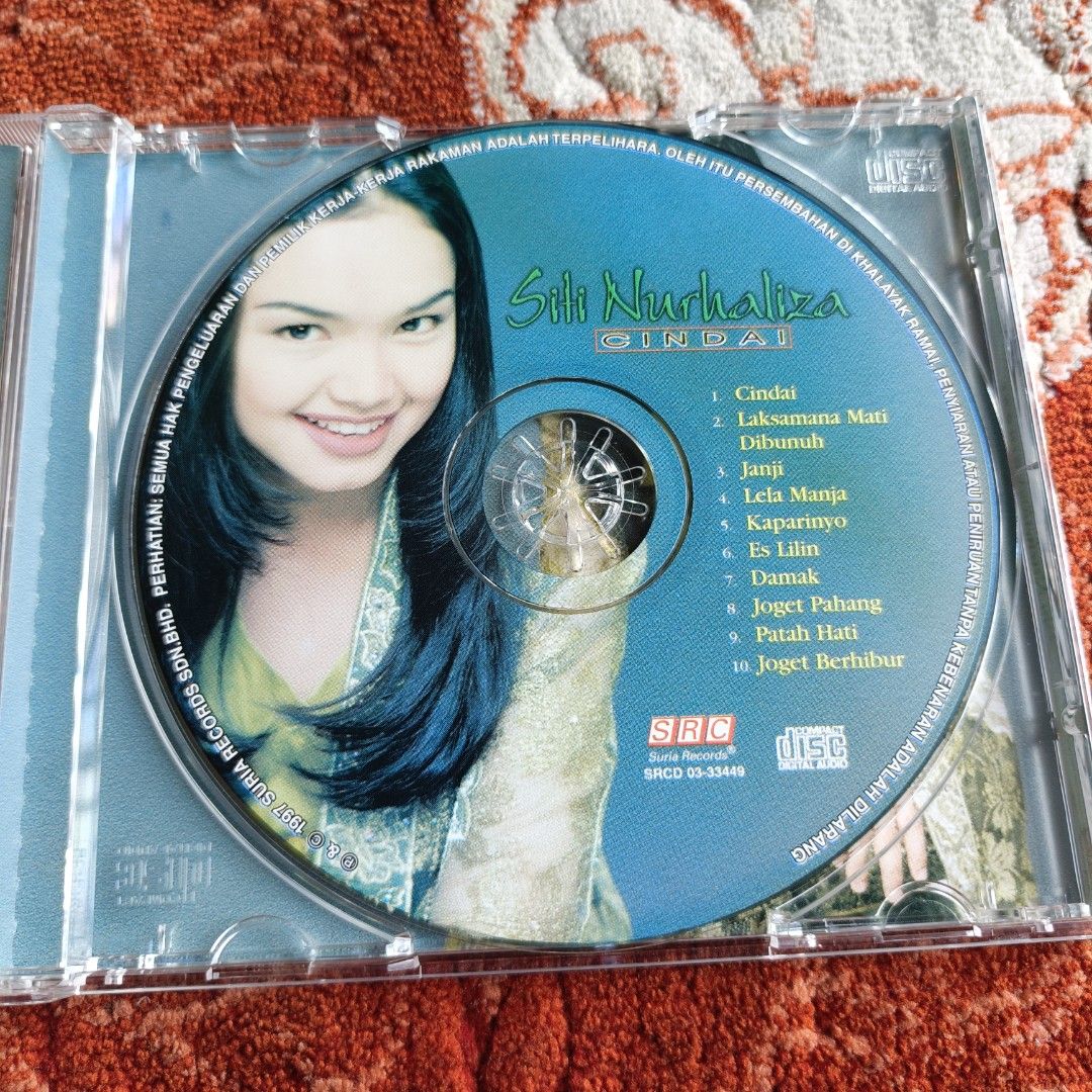Siti Nurhaliza - Cindai (CD) 2003 2nd Press Version, Hobbies & Toys, Music & Media, CDs & DVDs ...