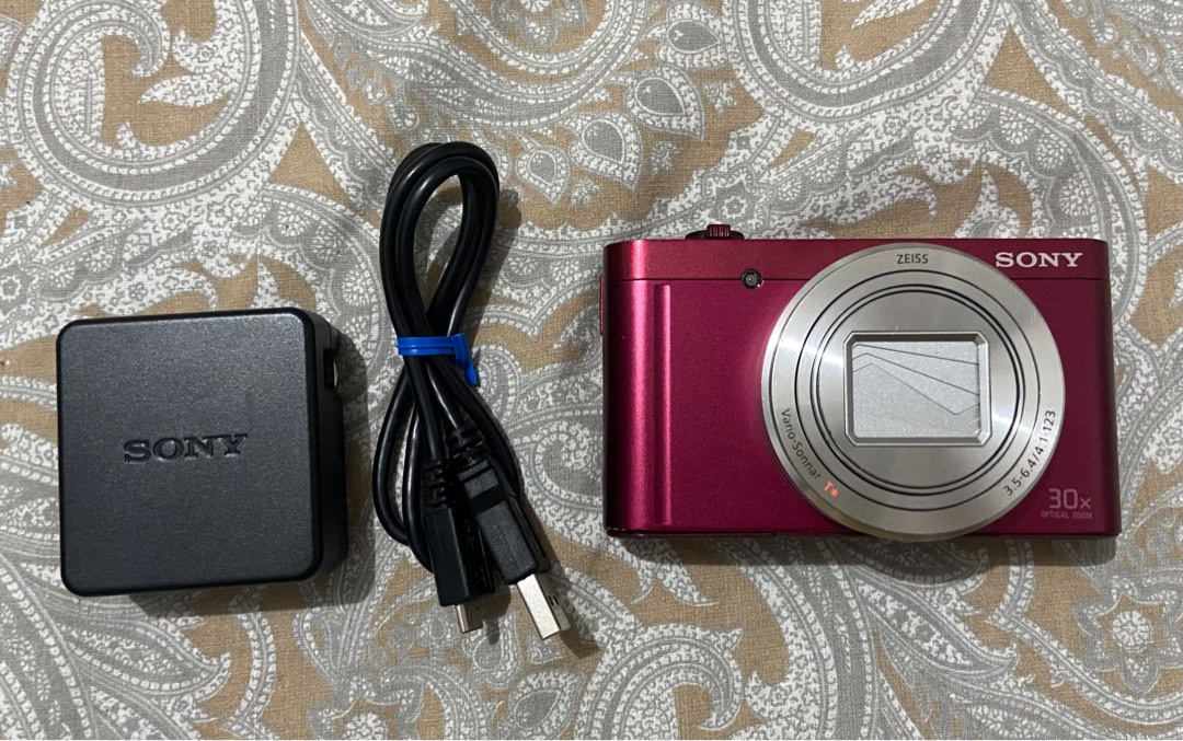 Sony Cybershot DSC-WX500 (Red), Photography, Cameras on Carousell