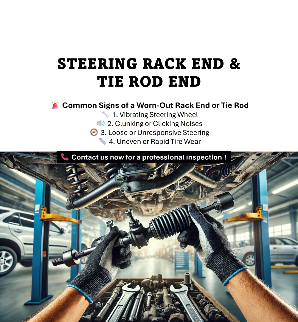 Steering Rack End & Tie Rod Replacements Service, Car Accessories, Car ...