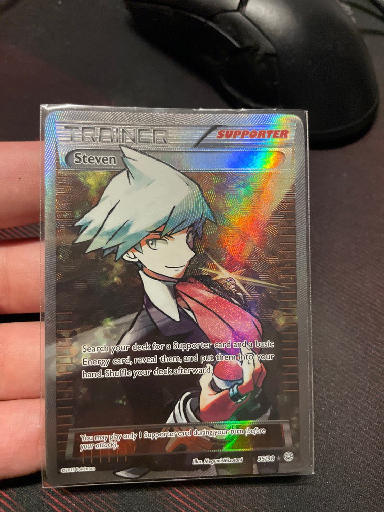 Steven #95 Pokemon Ancient Origins, Hobbies & Toys, Toys & Games on Carousell