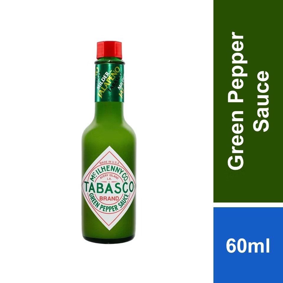 Tabasco Green Pepper Sauce 60ml, Food & Drinks, Spice & Seasoning on ...
