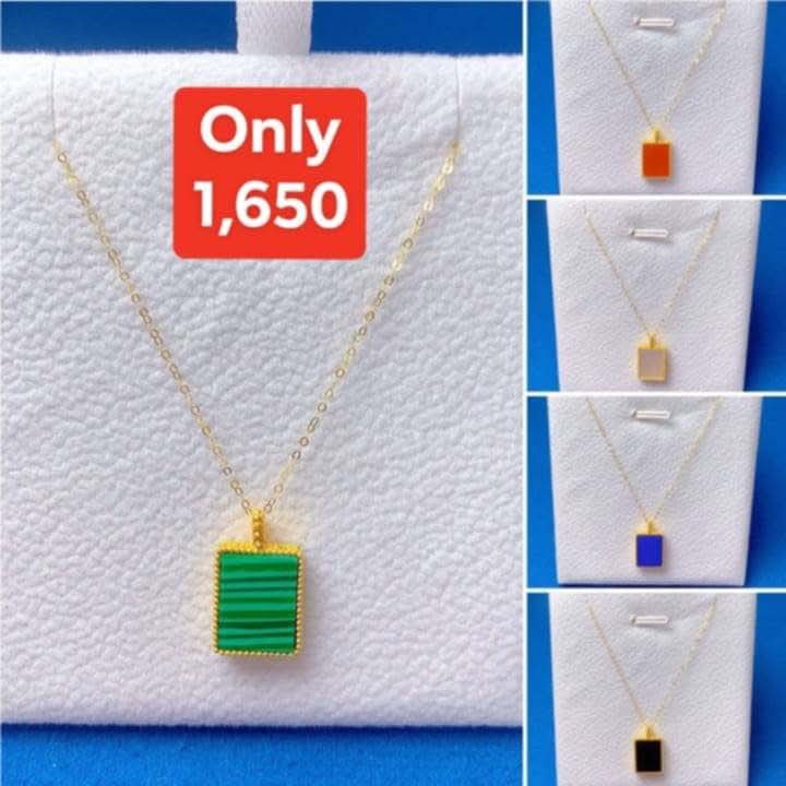 Tauco Chain with Square VCA pendant, Women's Fashion, Jewelry ...