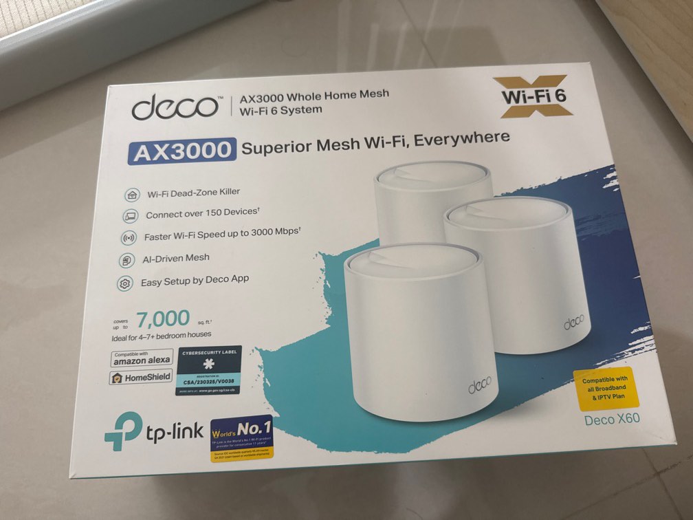 TP-Link Deco AX3000 X60 (3 pack/units), Computers & Tech, Parts ...