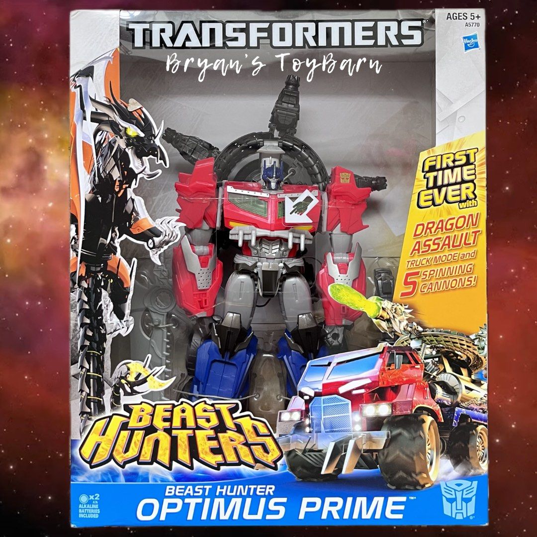 Transformers Beast Hunter Dragon Assault Optimus Prime 30th Anniversary ...