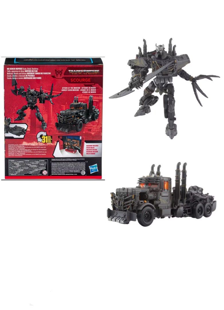 Transformers Studio Series a) Autobot Jazz b) Decepticon Scourge c ...