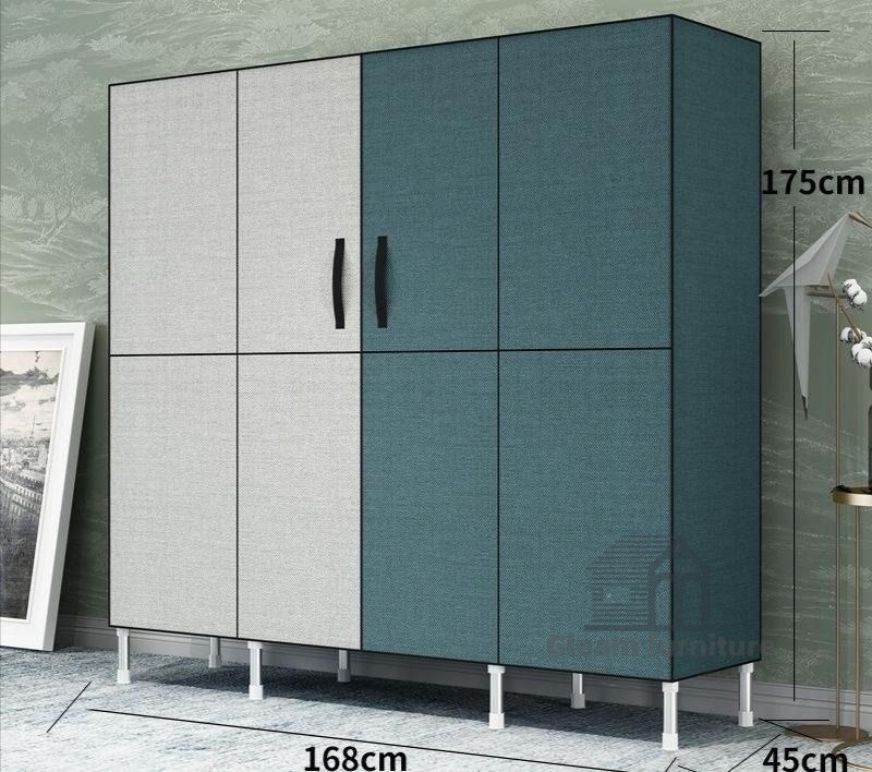 Upgraded Reinforced Cloth Wardrobe Simple Wardrobe, Furniture & Home ...
