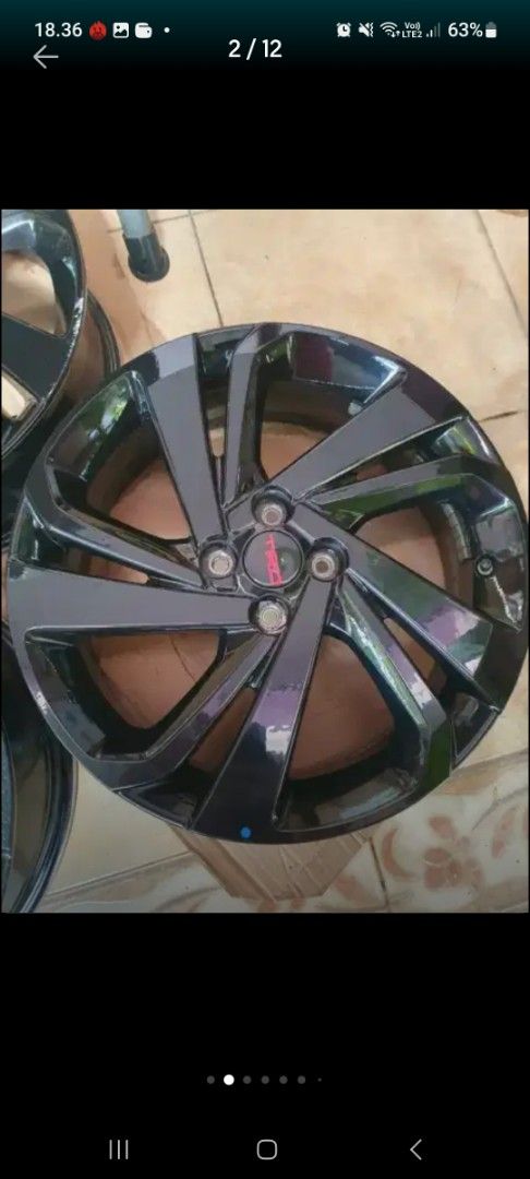 Velg raize Ring 17 original, Aksesoris Mobil di Carousell