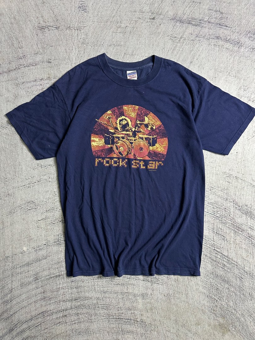 Vintage Elmo ripoff band drummer, Men's Fashion, Tops & Sets, Tshirts ...