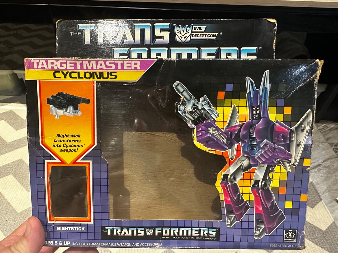 Vintage G1 Transformers Decepticon Targetmaster Cyclonus MIB, Hobbies ...
