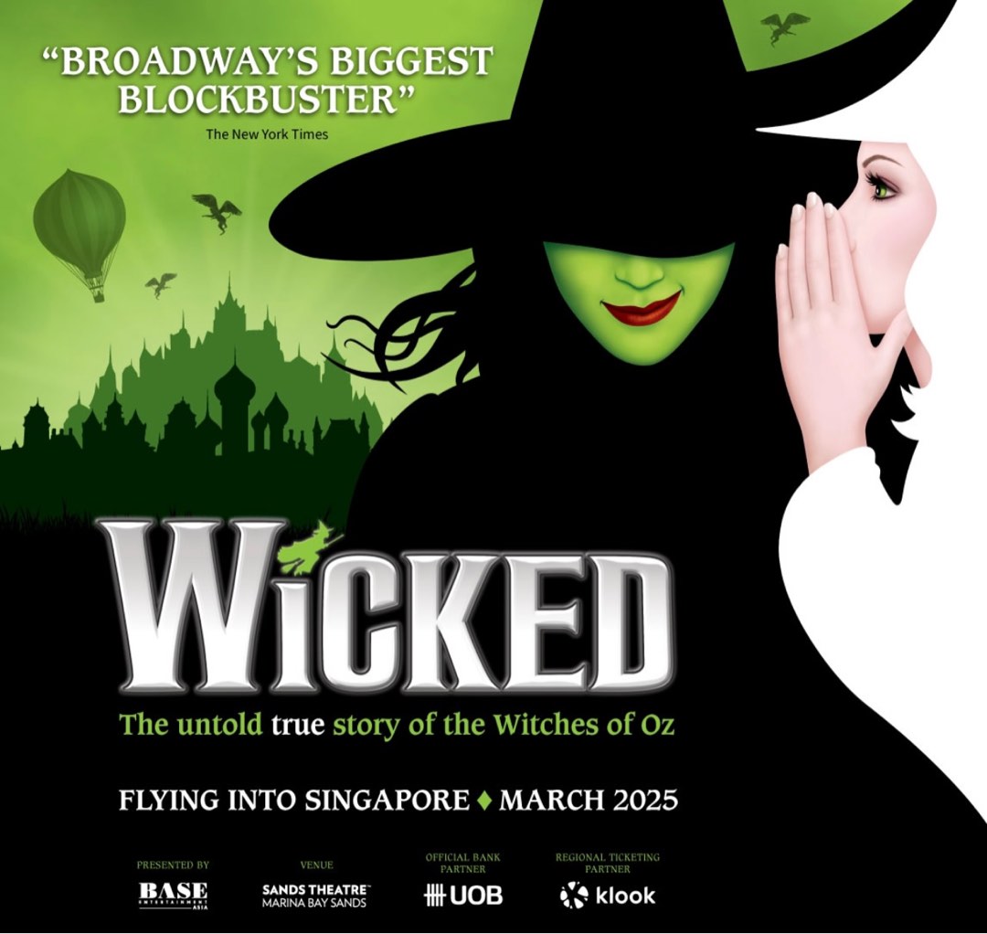 Wicked Musical Tickets 2 VIP Box Seats 16/4/2025 8pm, Tickets ...
