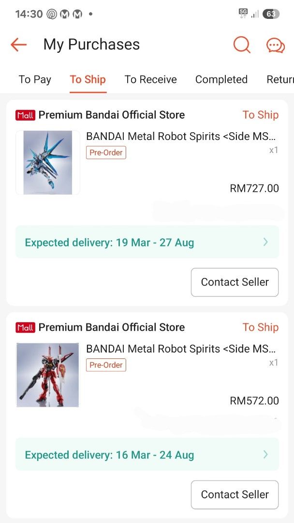 WTS MRS SWORD IMPULSE SPEC II & STRIKE FREEDOM TYPE 2 HATSUNE MIKU ...