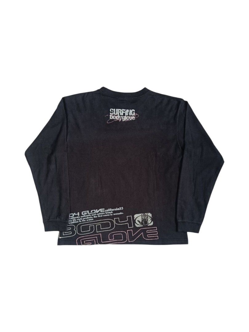 Y2K BODYGLOVE LONGSLEEVE LIKE JNCO SOUTHPOLE FUBU SOHK BBC TOMMY HILFIGER DC SHOE BAGGY JEANS ...