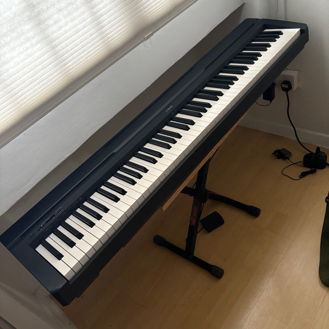 Yamaha P45 Keyboard For Sale with Stand, Hobbies & Toys, Music & Media ...