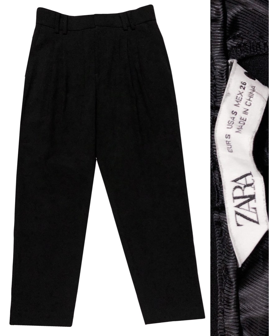 ZARA black pants, Women's Fashion, Bottoms, Other Bottoms on Carousell