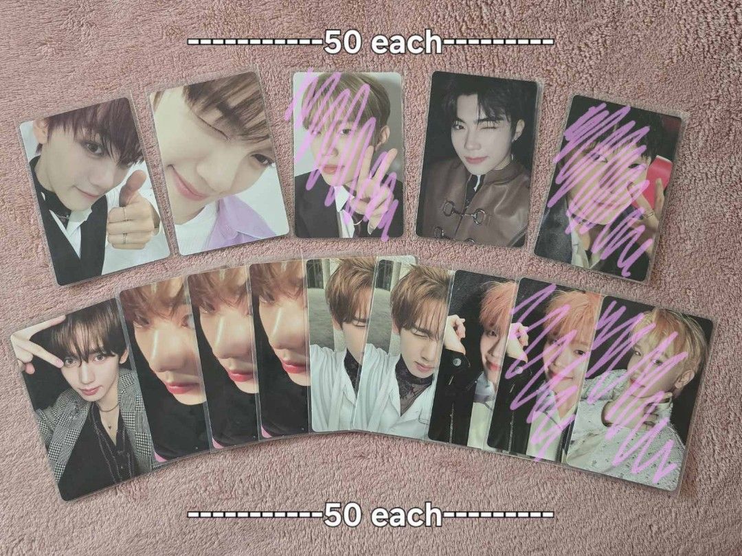 ZEROBASEONE PHOTOCARDS ZB1 PC Hanbin Jiwoong Hao Matthew Taerae Ricky Gyuvin Gunwook Yujin ...