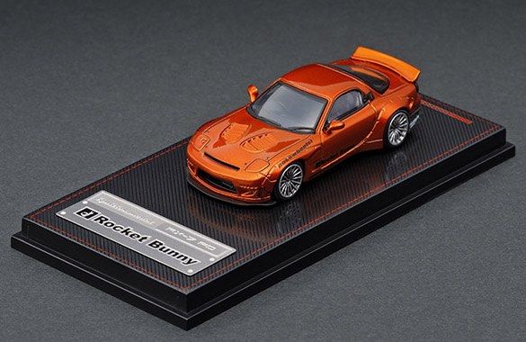 1/64 Ignition Model Rocket Bunny RX-7 (FD3S) Orange Metallic IG1650, 興趣及遊戲, 玩具 & 遊戲類 - Carousell