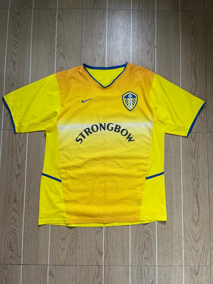 2002 - 2004 Vintage Nike Leeds United FC Away Football Shirt Jersey ...