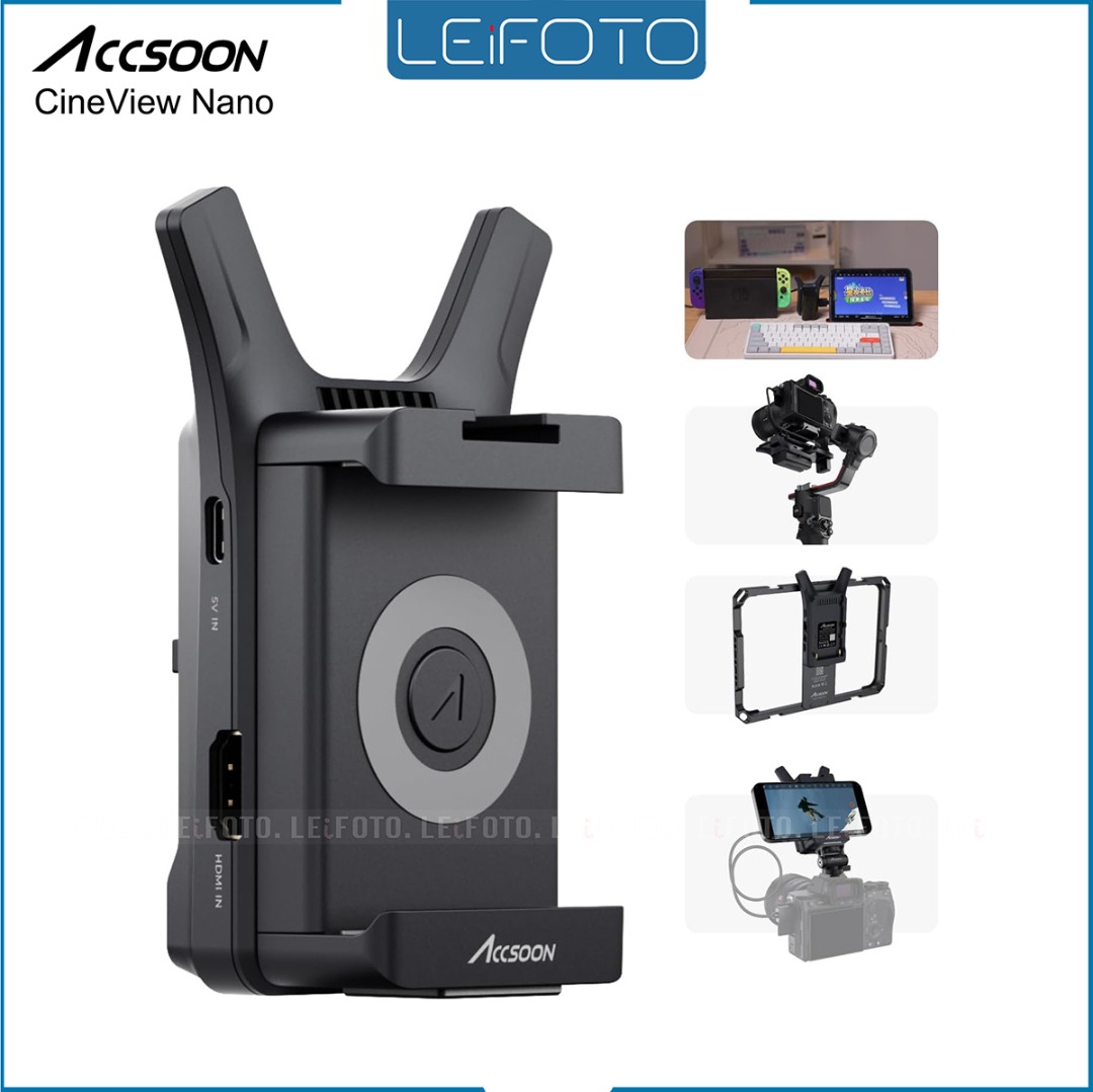 Accsoon CineView Nano Wireless Video Transmitter, 5G HDMI Video ...