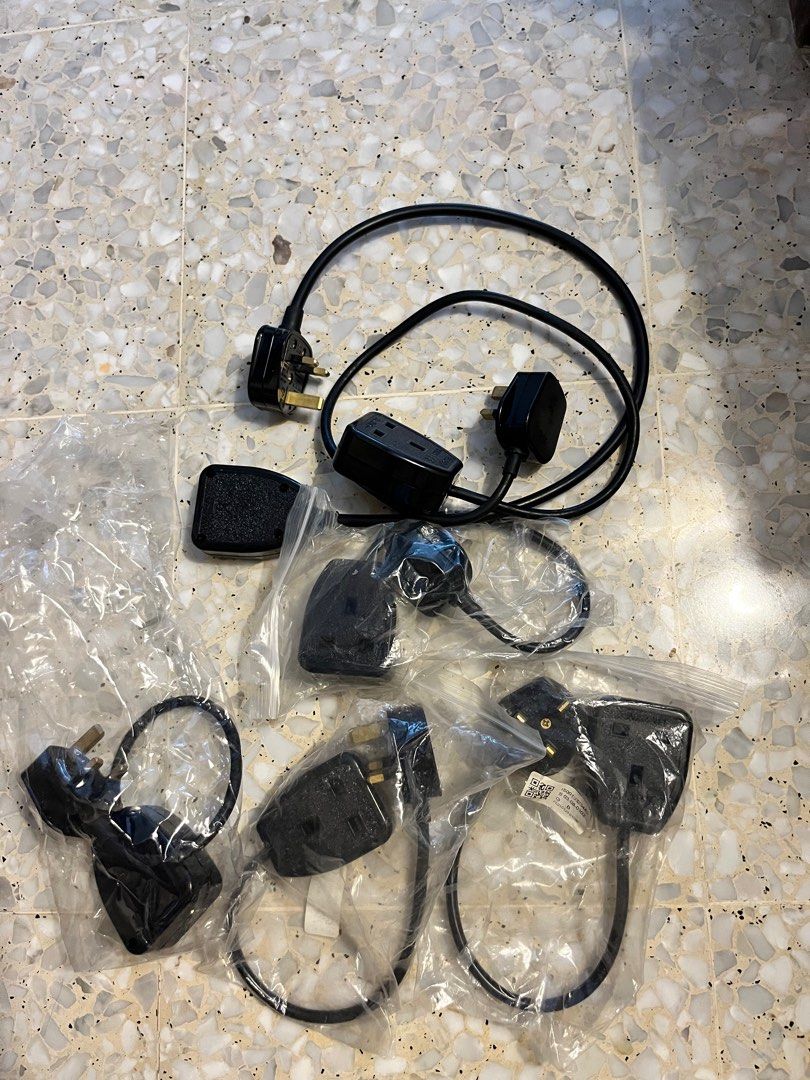 ALL FOR 15 SGD Electric socket extension 50cm to 1 m, TV & Home ...