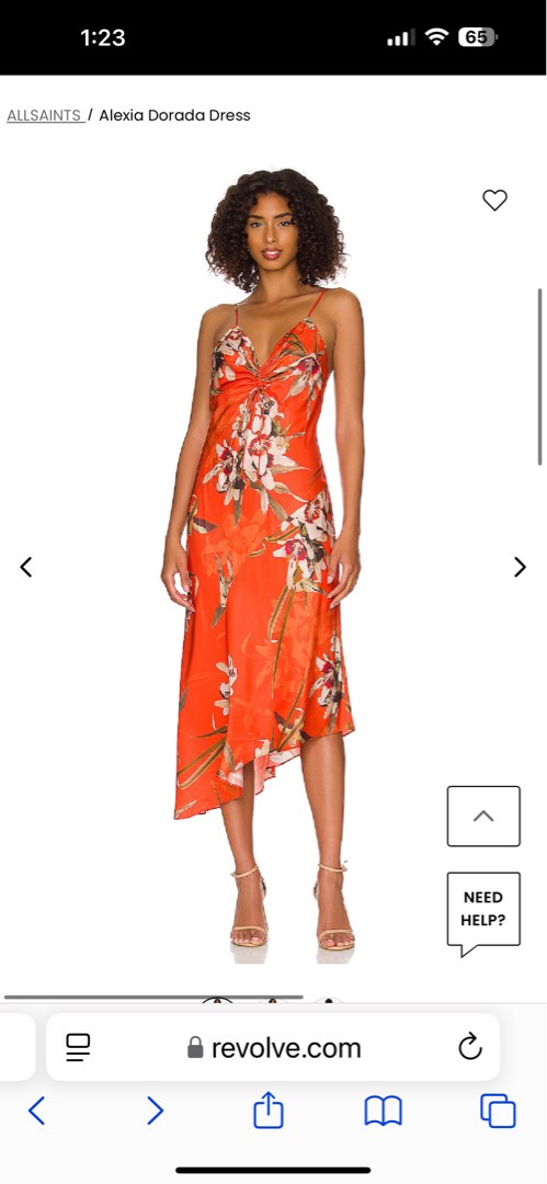 All Saints label midi dress, Women's Fashion, Dresses & Sets, Dresses ...