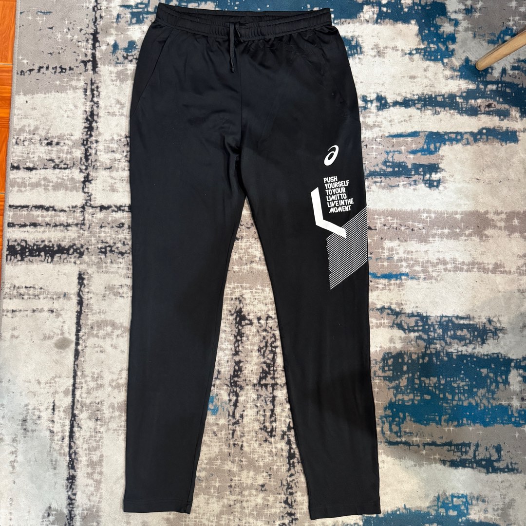 ASICS TRACK PANTS, Men's Fashion, Activewear on Carousell