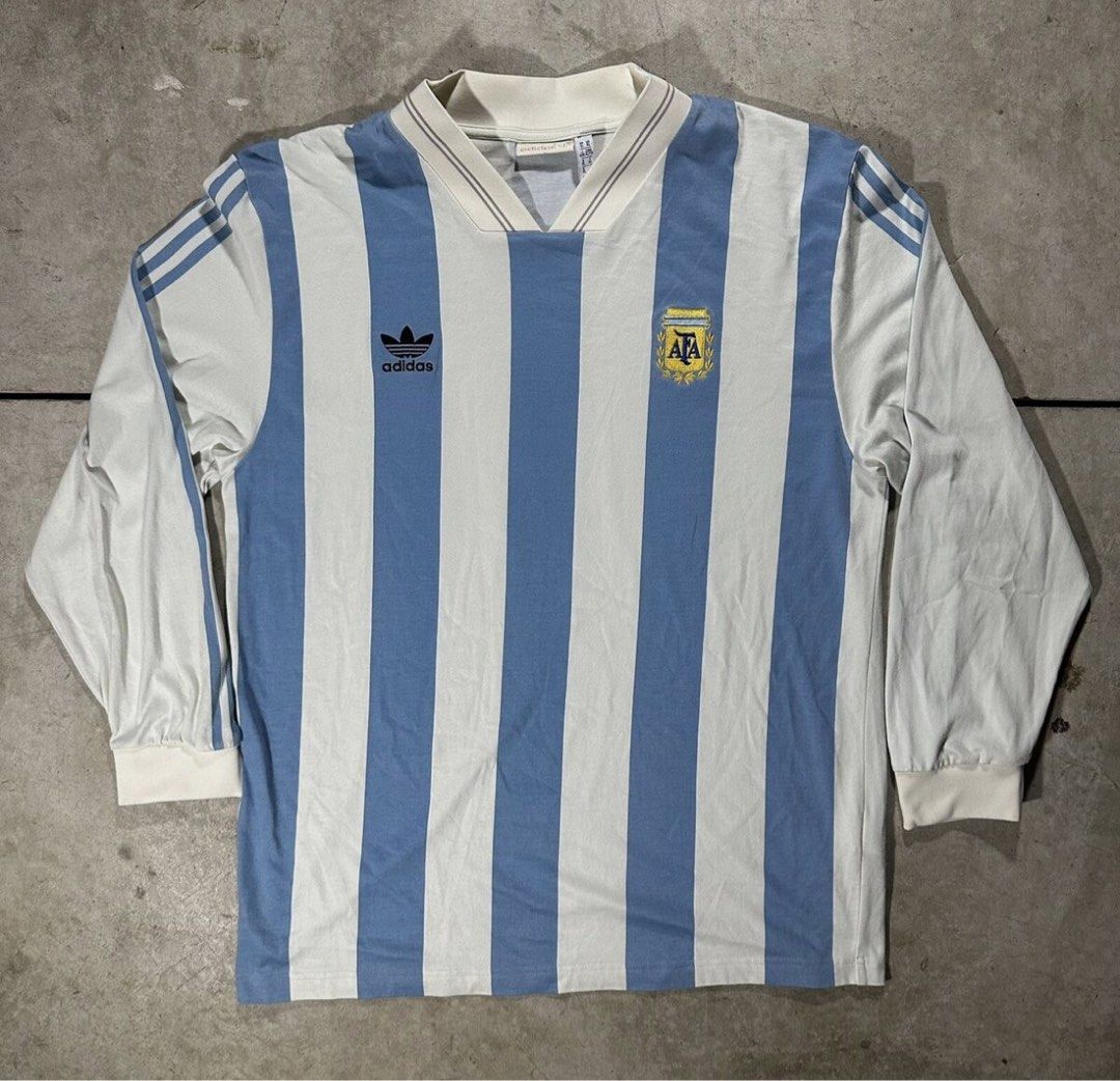 Authentic Argentina #10 Maradona 1993 adidas Remake RARE Soccer Jersey ...