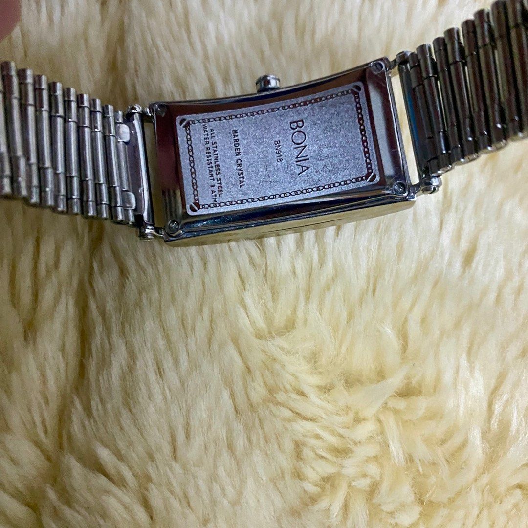 Authentic Bonia Tank Watch, Women's Fashion, Watches & Accessories ...